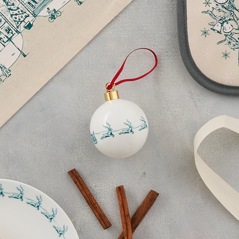 Night Before Christmas Fine Bone China Bauble – Victoria Eggs